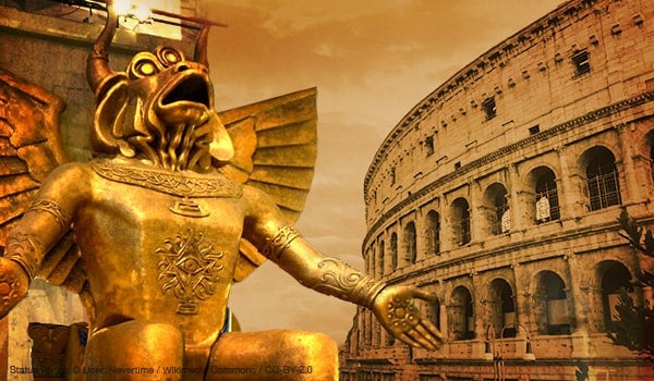 Image of Moloch Displayed at Roman Colosseum | AF Blog | Amazing Facts