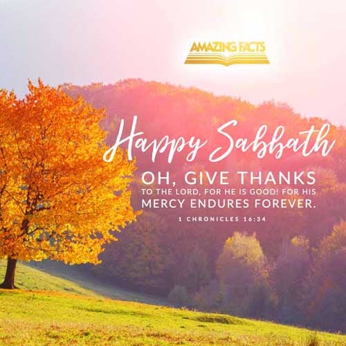 Happy Sabbath! | Sabbath Picture Gallery | Sabbath Truth
