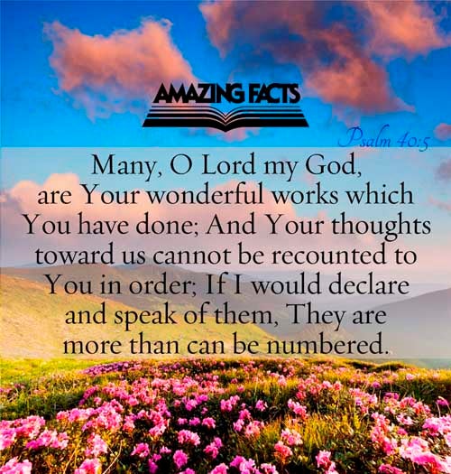 Psalms 40 5 Scripture Pictures By Verse Amazing Facts